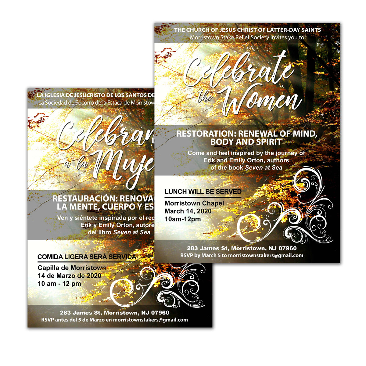 FLYER FOR THE LDS WOMEN RELIEF SOCIETY SERVICE ORGANIZATION – Printing ...