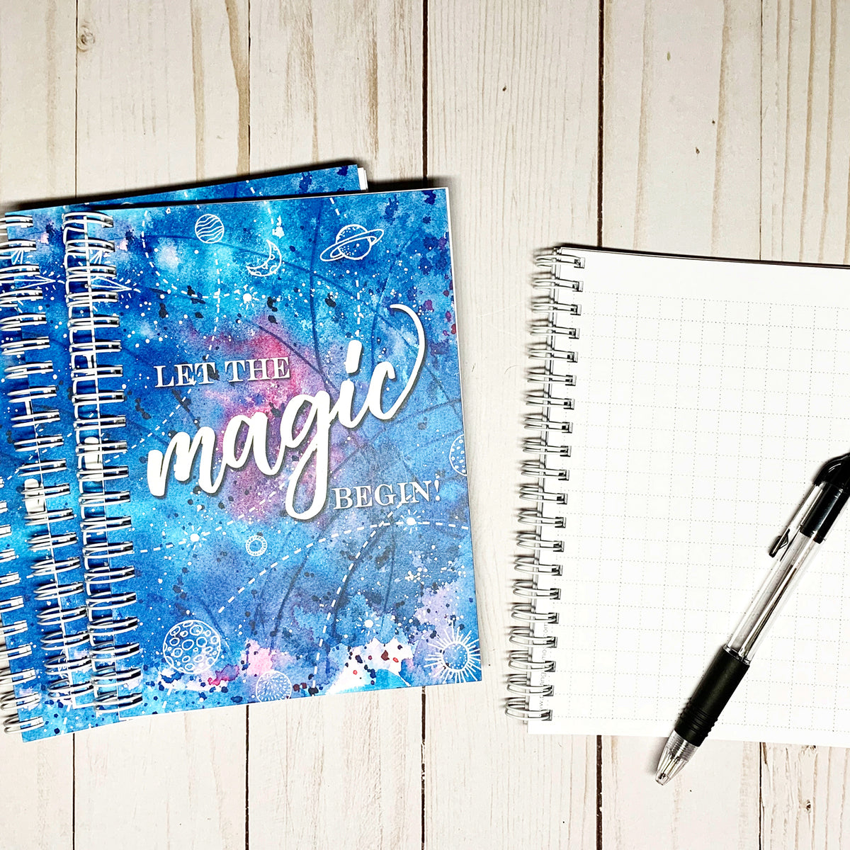 MAGIC NOTEBOOK Journal - Graph paper - Let the Magic Begin! - 5 x 7 in ...
