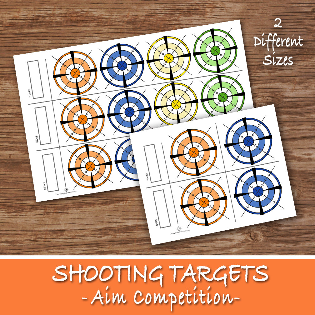 SHOOTING TARGET COMPETITION- Multiple Bullseye Game – Dart Shooting Ta ...
