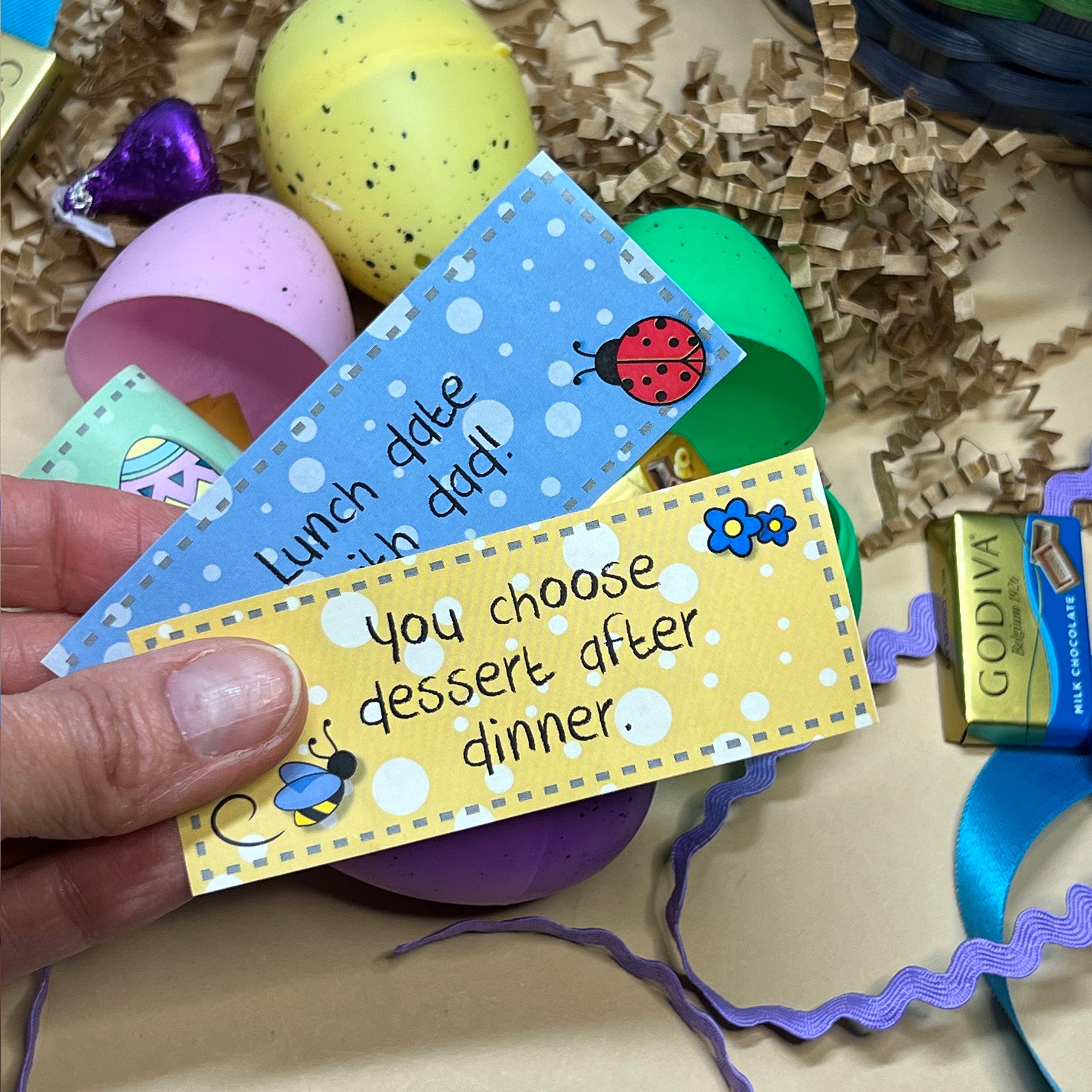 EASTER Egg Coupons | Reward Tags - PDF file - Instant Download ...