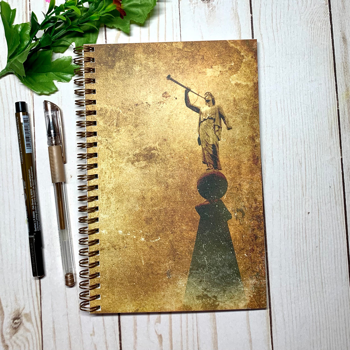 MORONI ANGEL SLC TEMPLE NOTEBOOK Journal - General Conference Talks Jo ...