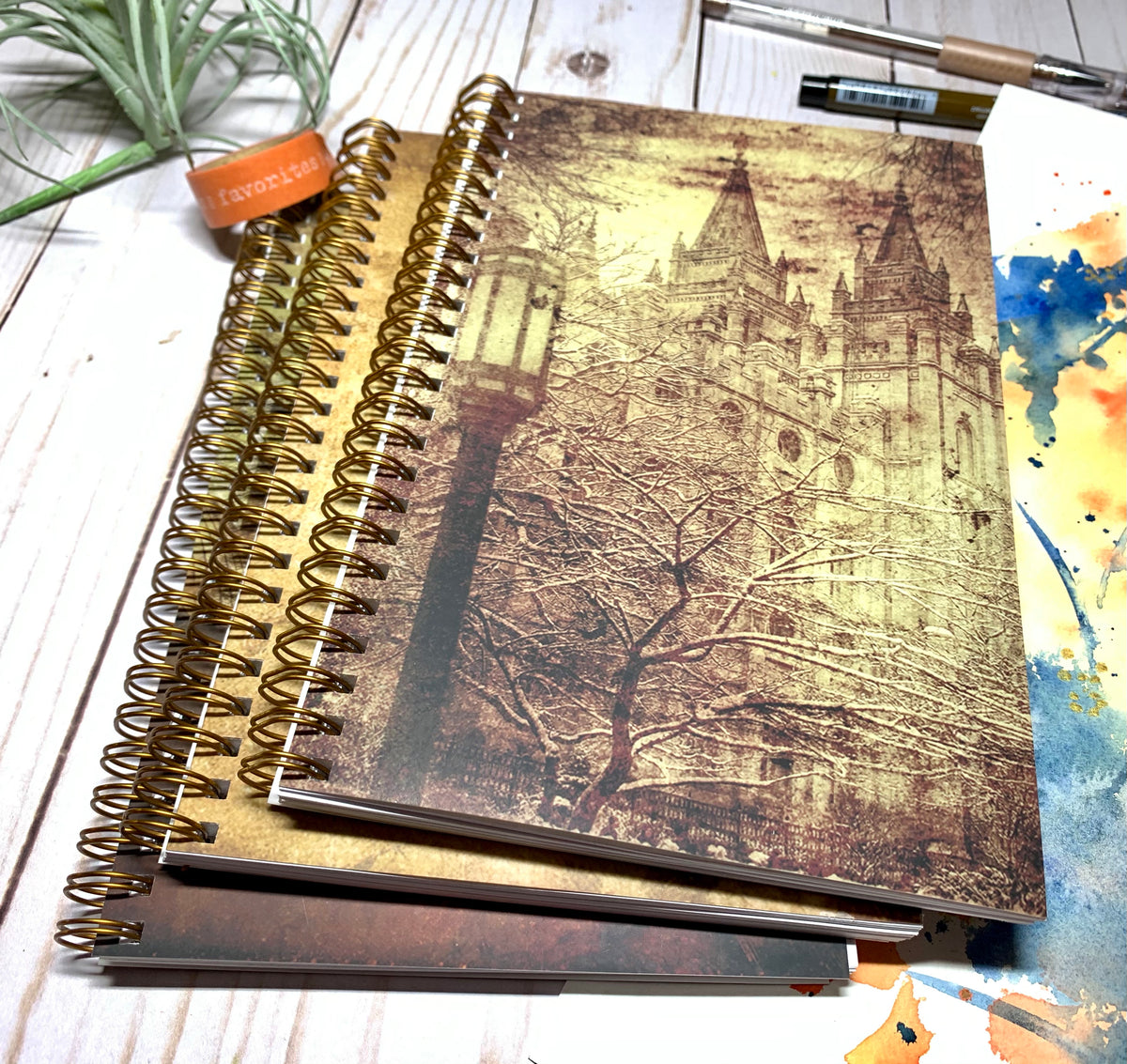 SLC TEMPLE NOTEBOOK Journal - General Conference Talks Journal - Missi ...