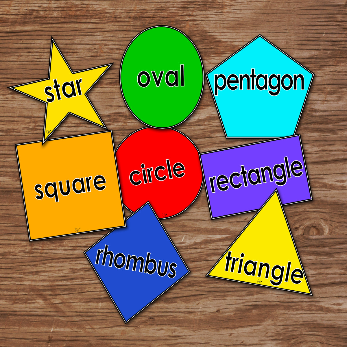 SHAPES WORKSHEET ACTIVITIES–, Flashcards, Activities, Digital file - I ...