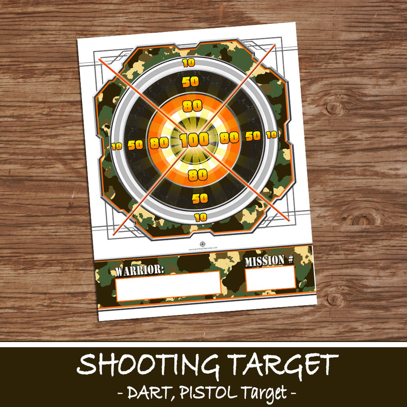 SHOOTING TARGET - Dart Guns Shooting Target - Collection #1 - Instant ...