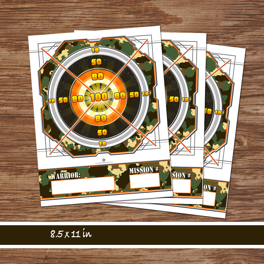 SHOOTING TARGET - Dart Guns Shooting Target - Collection #1 - Instant ...